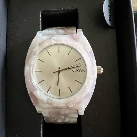 Nikon | Accessories | Nikon Watch With Rose Quarts Band | Poshmark